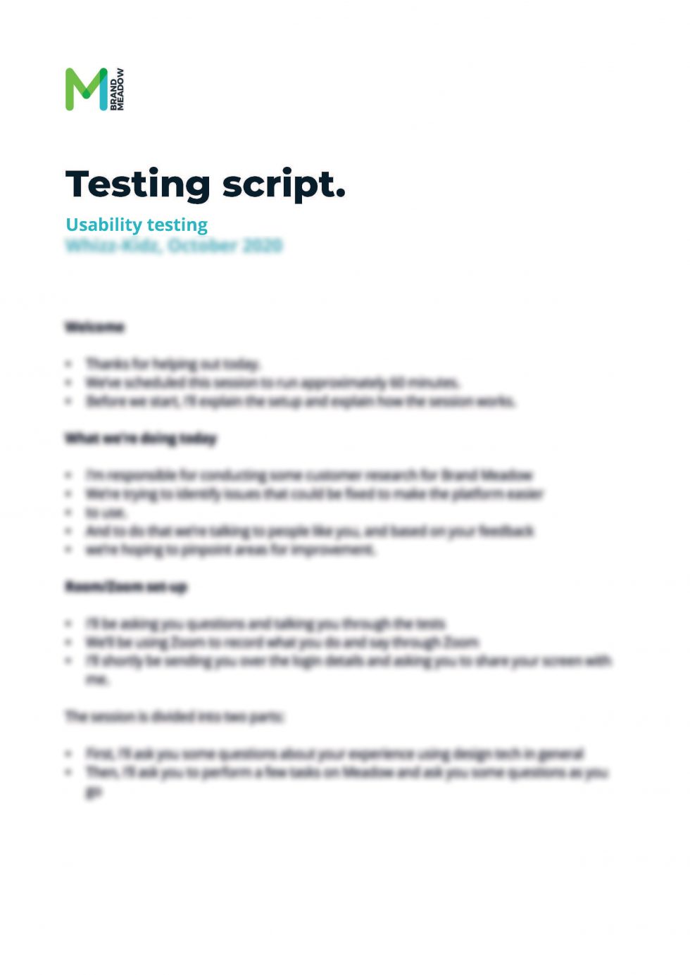 Meadow-ux-design - UX Design Stories